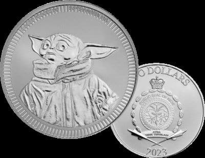 The Fine Silver Niue Star Wars Baby Yoda Mint Coin