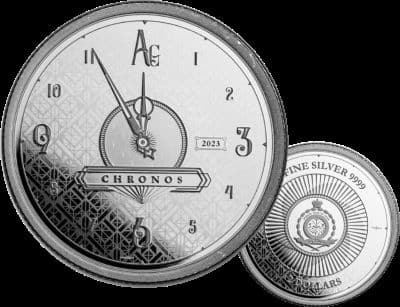 The 2023 Silver Coin Tokelau Chronos New Catalog Item